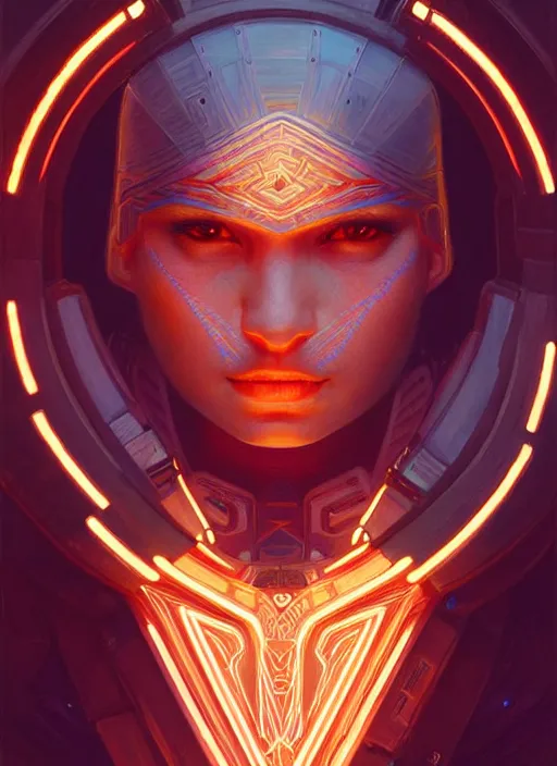 Symmetry!! portrait of a native american warrior, | Stable Diffusion | OpenArt