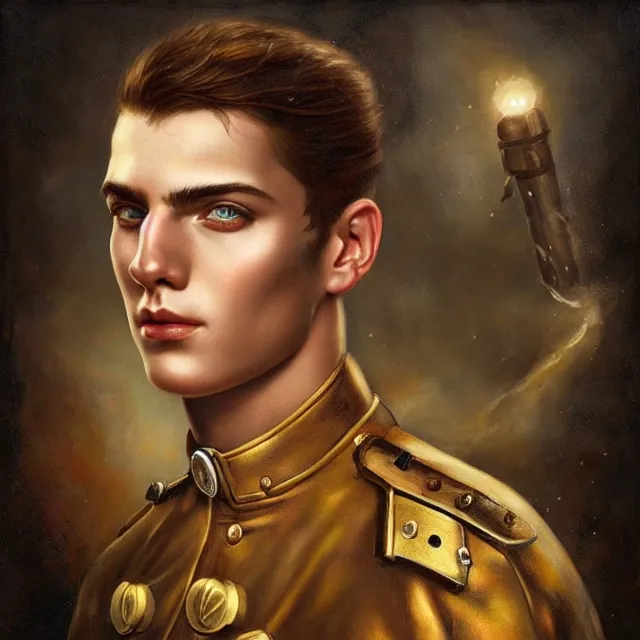 portrait of a handsome young fireman, art by tom | Stable Diffusion ...