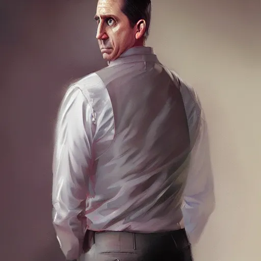 hyper realistic, surreal, portrait of michael scott | Stable Diffusion ...