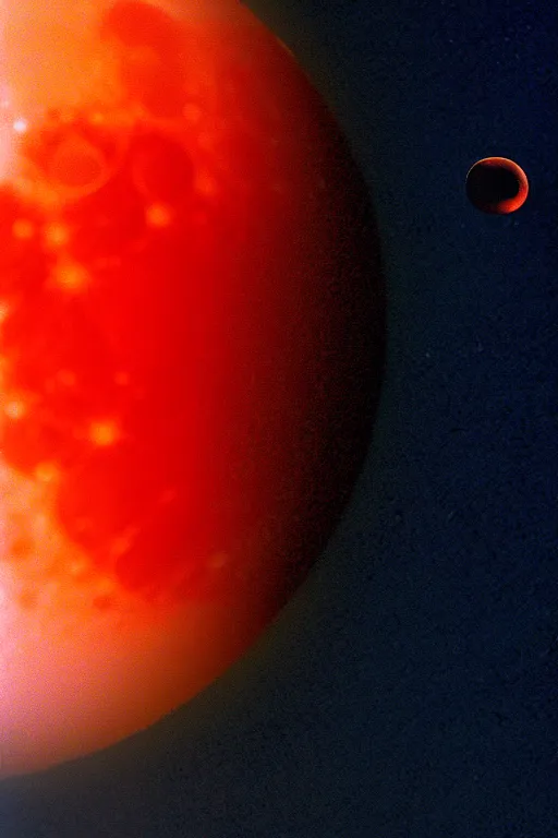 A lunar eclipse from the Moon\'s view | Stable Diffusion | OpenArt