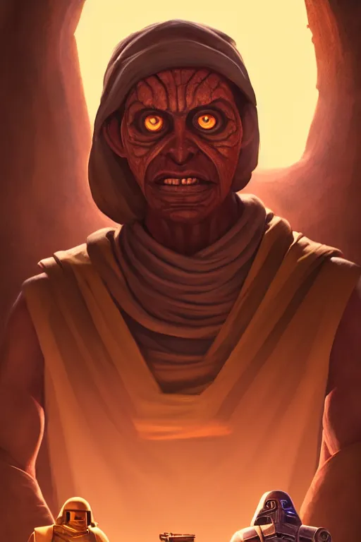 a portrait of i marka ragnos plays pazaak in a | Stable Diffusion | OpenArt