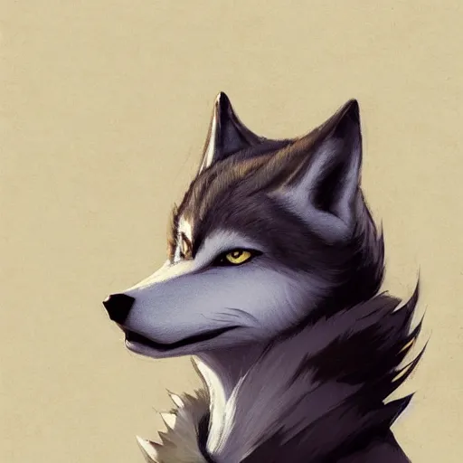 an anthropomorphic wolf, artstation hq, stylized, | Stable Diffusion ...