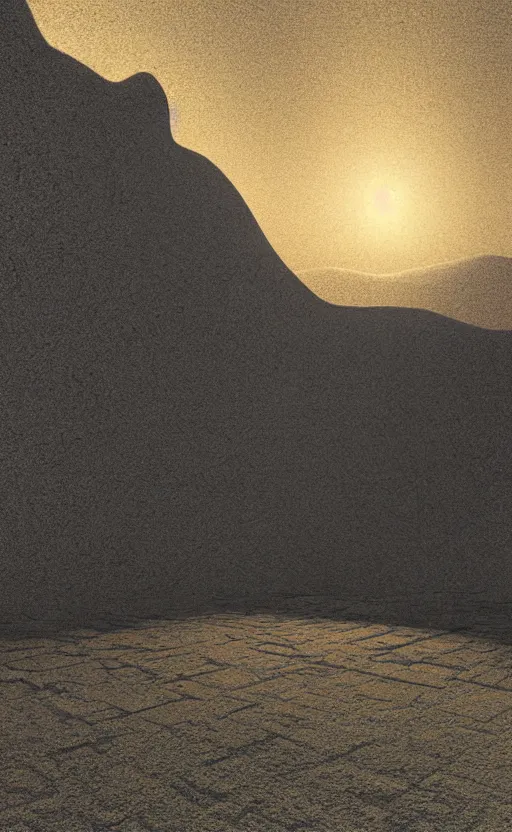 surreal dali landscape, volumetric lighting, early | Stable Diffusion