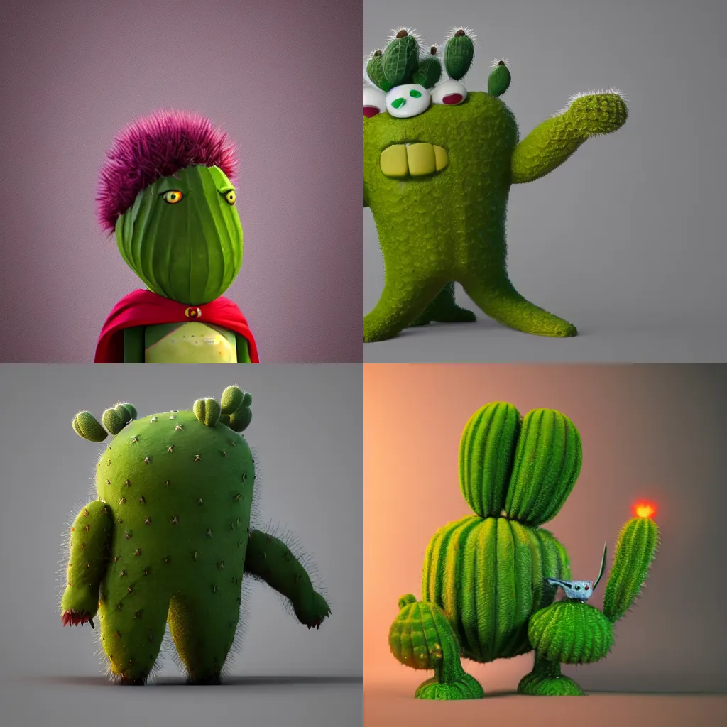 cactus guy character - n 9 | Stable Diffusion | OpenArt