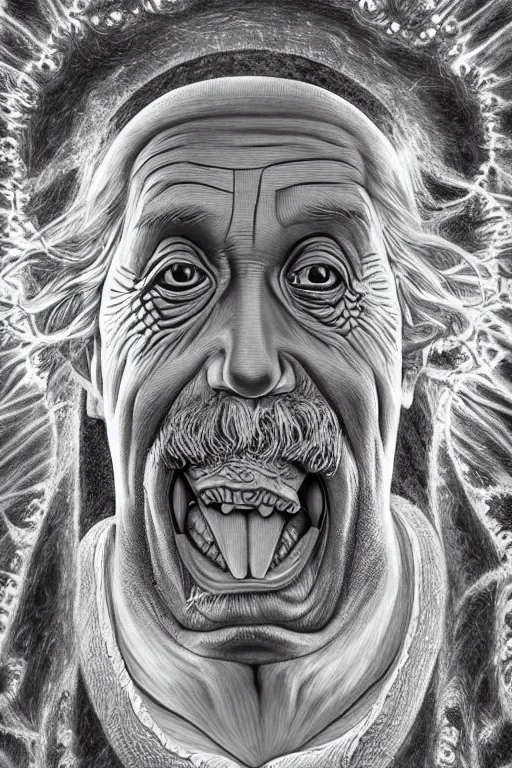 Albert Einstein Centered, uncut, unzoom, symmetry. | Stable Diffusion ...