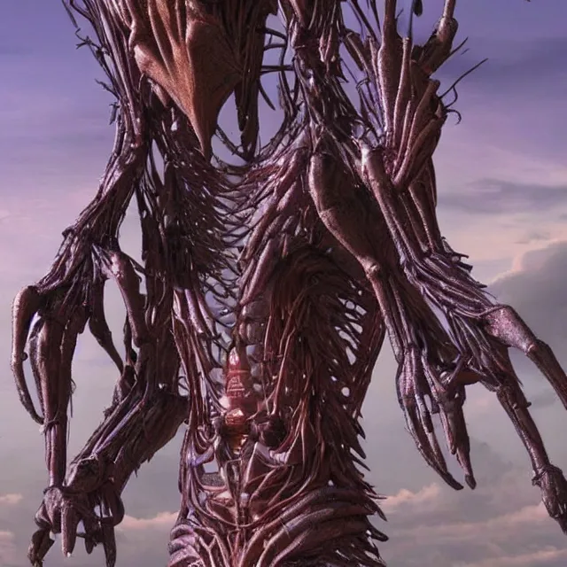 a semi-humanoid alien creature that is 20 ft tall, the | Stable ...