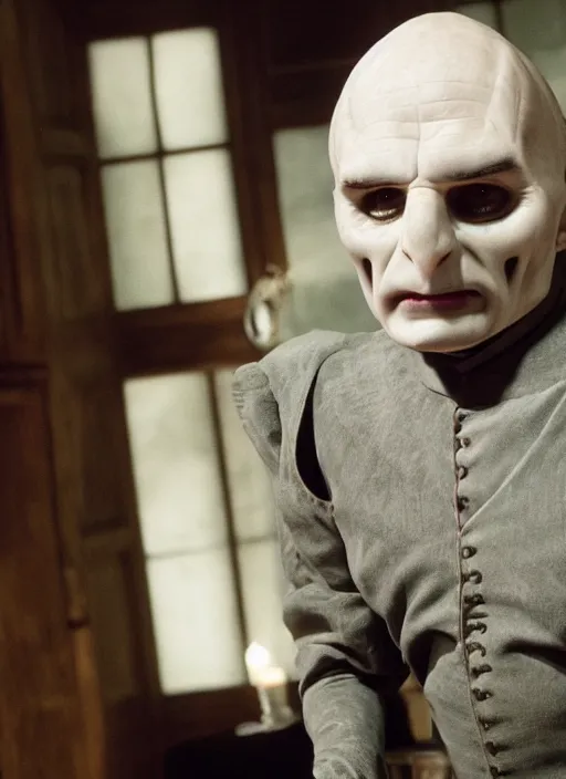 Rowan Atkinson as Voldemort | Stable Diffusion