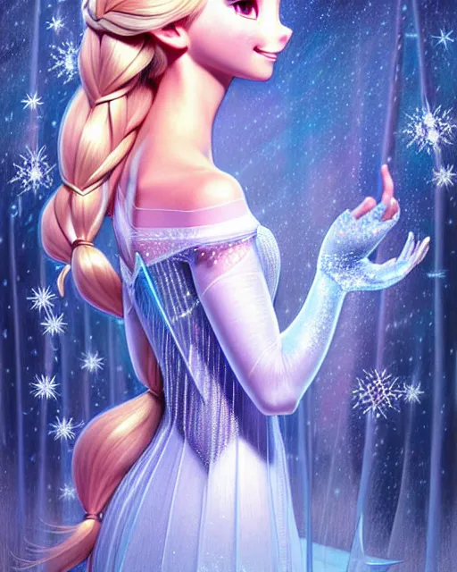 ' princess elsa ', beautiful shadowing, 3 d shadowing, | Stable ...