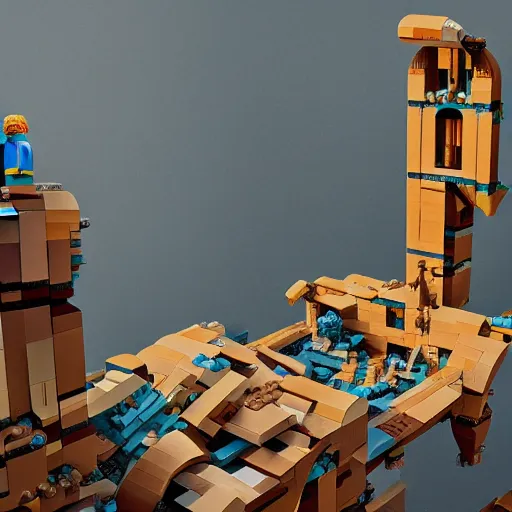 lego ruins, sharp focus, james gilleard, moebius, | Stable Diffusion ...
