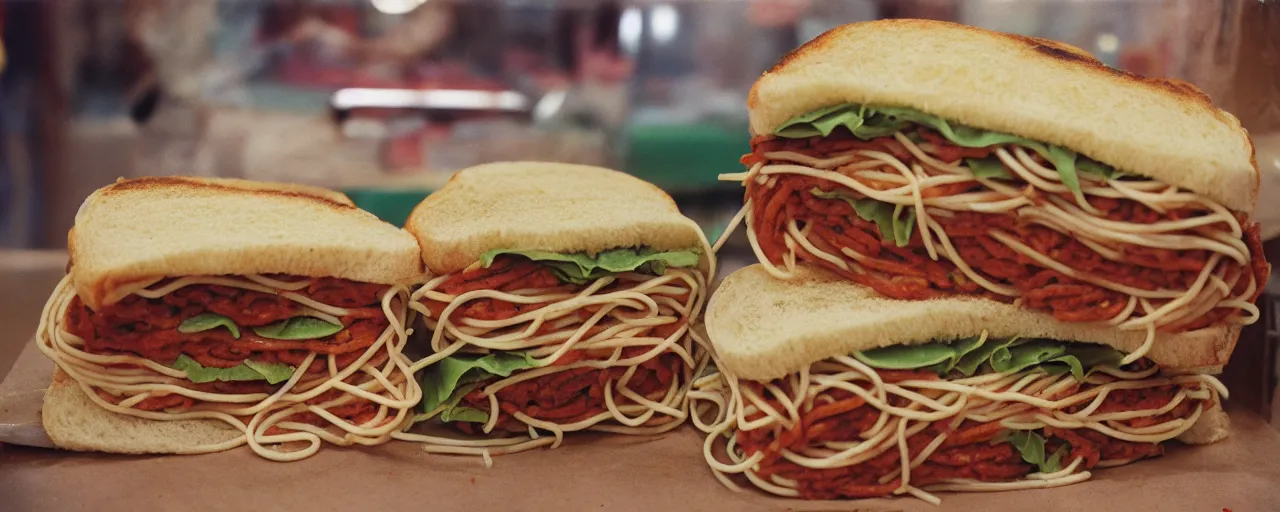 spaghetti sandwich at subway ( eat fresh ), canon 5 0 | Stable ...