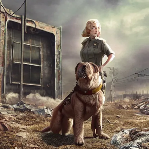 a striking hyper real illustration of Elle Fanning and | Stable ...