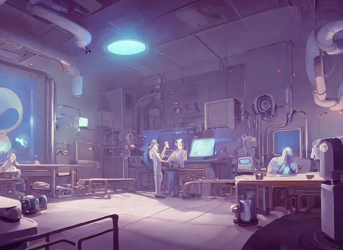inside a nuclear lab, unreal engine, fantasy art by | Stable Diffusion ...