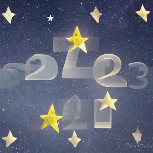 numbers as stars in the sky | Stable Diffusion | OpenArt