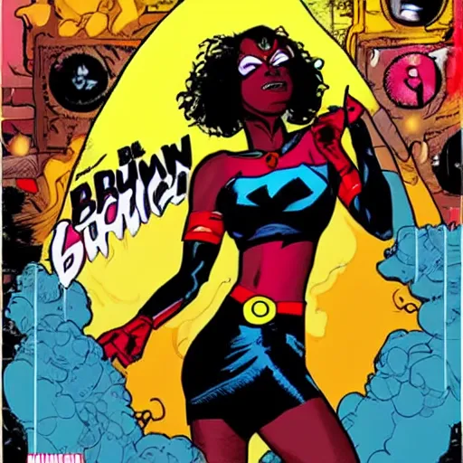 comic book black girl superhero | Stable Diffusion | OpenArt