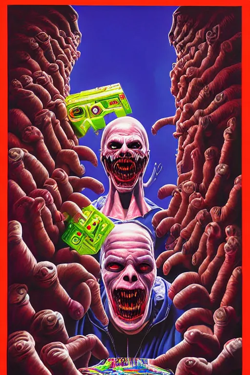 a hyperrealistic painting of the final boss fight | Stable Diffusion ...