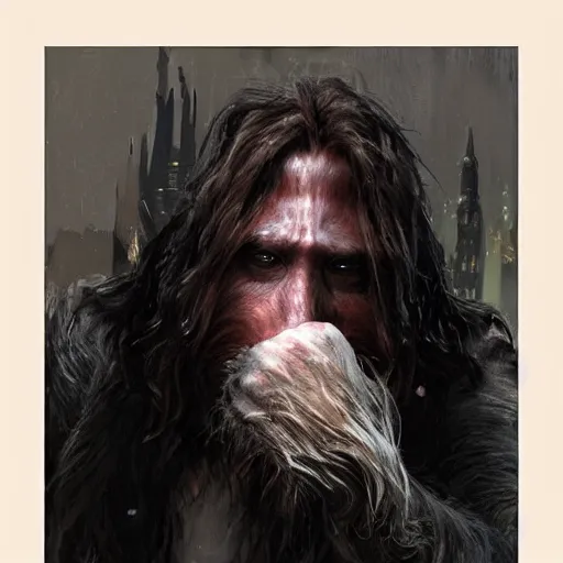 chad chewbacca severus snape by jeremy mann, mixing, | Stable Diffusion ...