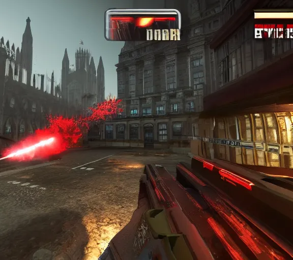 Screenshot of video game doom in city london England | Stable Diffusion | OpenArt