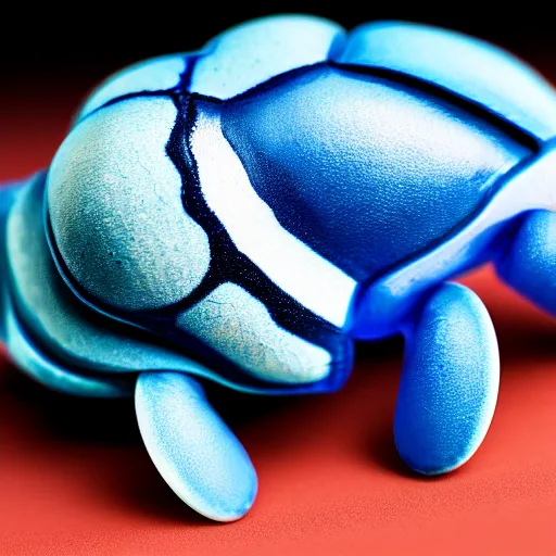 photograph of a realistic blue striped parasect | Stable Diffusion ...