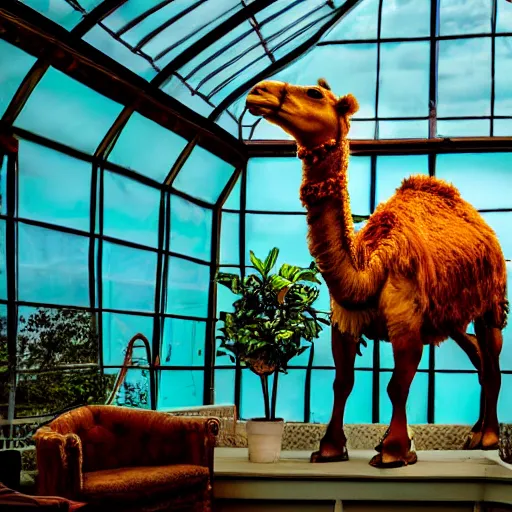 cinematic photo of a taxidermized camel as the | Stable Diffusion