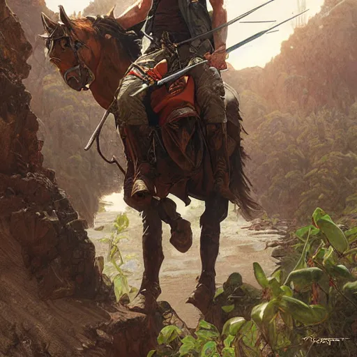rugged ranger by Stanley Artgerm Lau, greg rutkowski, | Stable ...