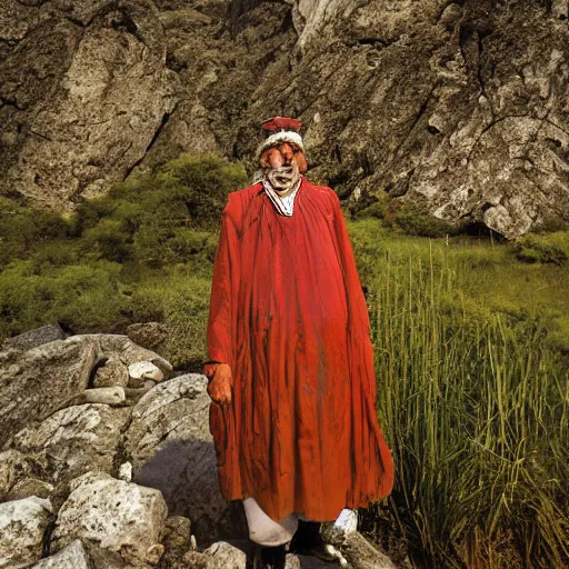 a scrawny and weak red wizard | Stable Diffusion | OpenArt