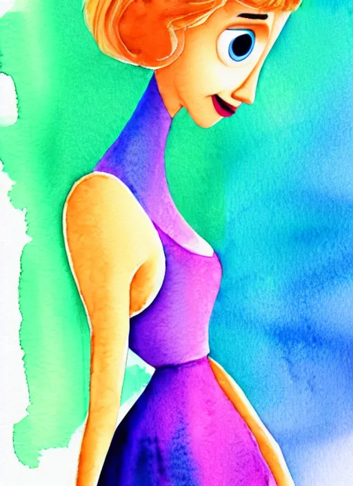 pixar character and sidekick, animated, beautiful | Stable Diffusion ...