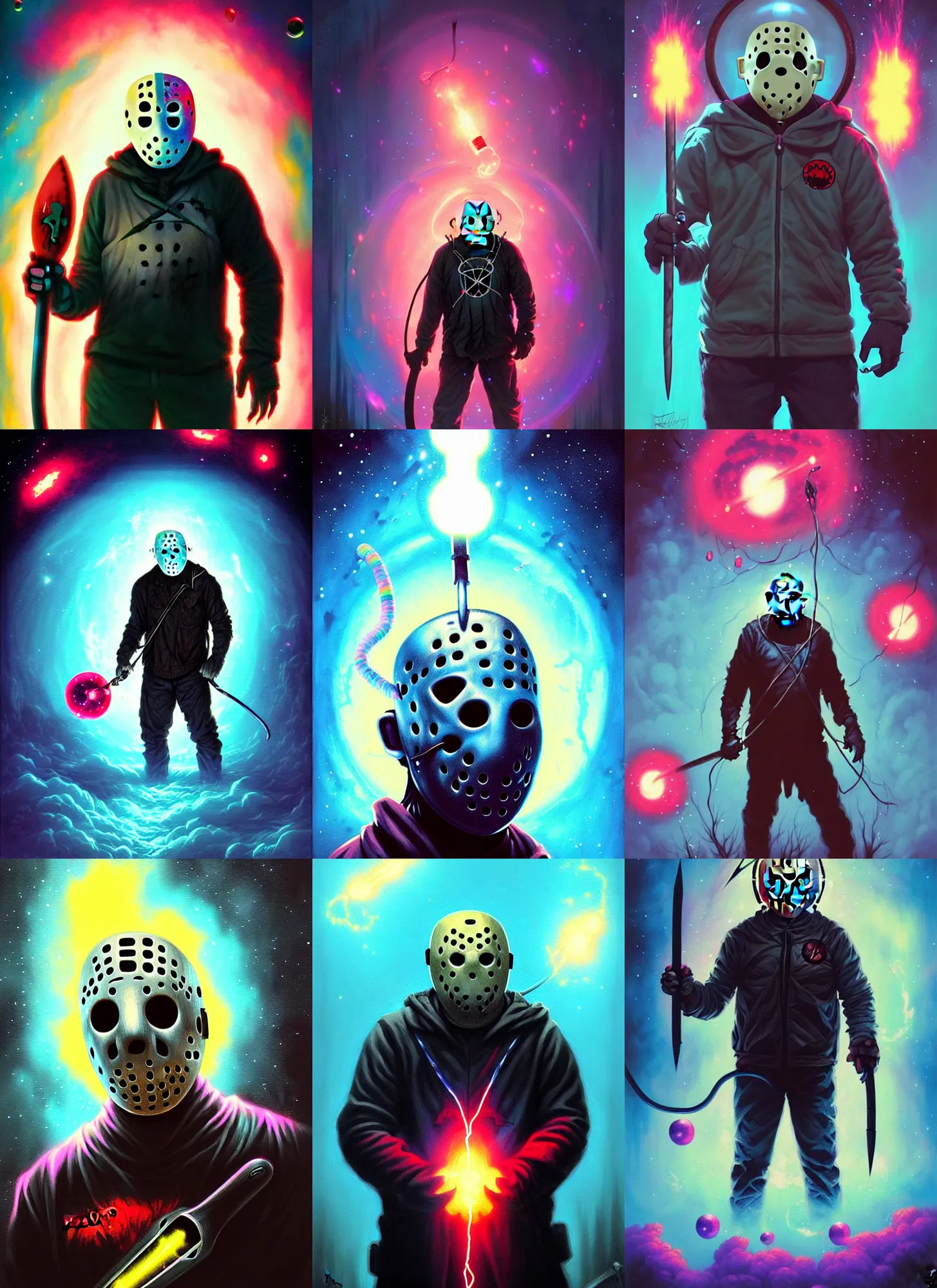 jason voorhees!! electricity, bubble gum, highly | Stable Diffusion ...