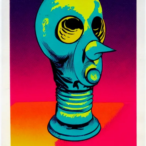 cmyk risograph print avian scorn cenobite | Stable Diffusion | OpenArt
