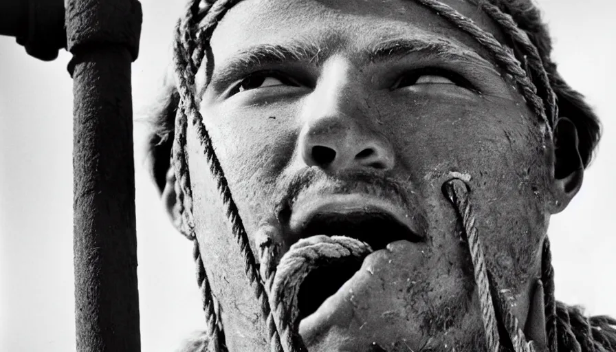 1 9 7 0 s movie still close - up of marcus atilius | Stable Diffusion ...