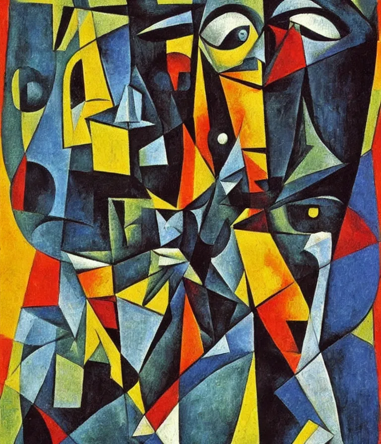 Beautiful Horror Cubist Movie Poster made for the film | Stable ...