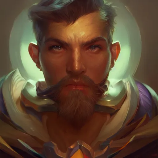 perfectly - centered - portrait of a hero from league | Stable ...