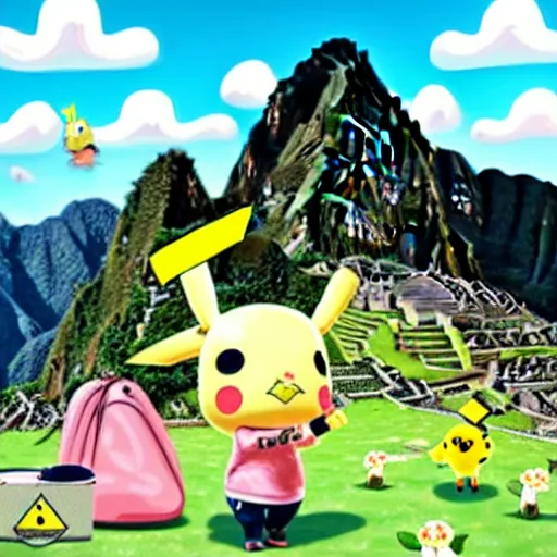 Extremely cute and adorable key visual of Machu | Stable Diffusion ...