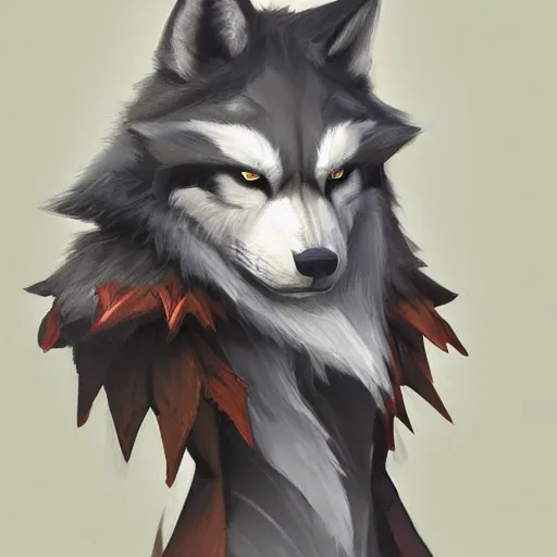 an anthropomorphic wolf, artstation hq, stylized, | Stable Diffusion ...