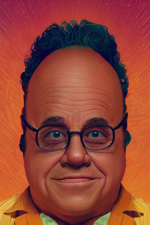 stunning Danny Devito portrait, artstation winner by | Stable Diffusion