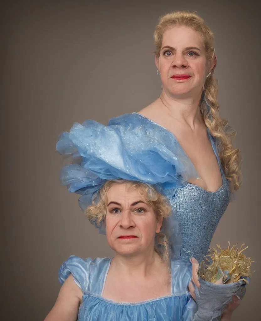 portrait photo of an ugly cinderella, realistic, 8 k | Stable Diffusion ...