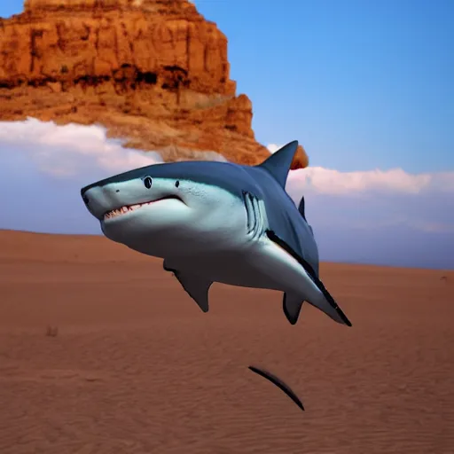 A shark in the desert. | Stable Diffusion | OpenArt