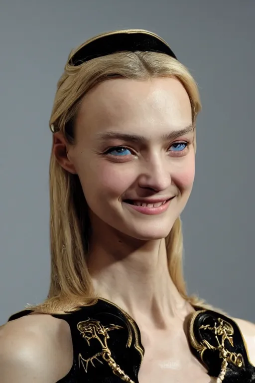 A beautiful portrait of Daria Strokous smiling as | Stable Diffusion ...