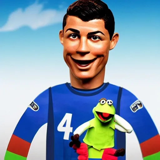 Christiano Ronaldo as a muppet | Stable Diffusion | OpenArt