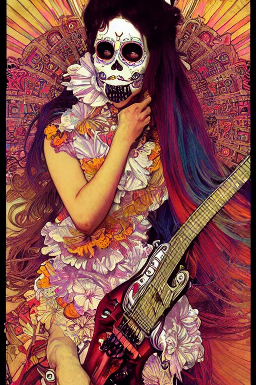 realistic detailed psychedelic poster art of a cute | Stable Diffusion ...