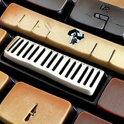 computer keyboard with mushrooms as keys, by jean - | Stable Diffusion | OpenArt