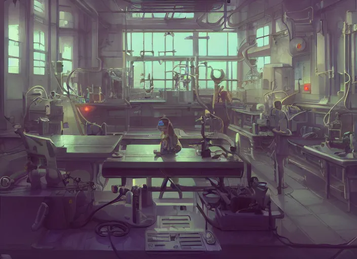 inside a nuclear lab, unreal engine, fantasy art by | Stable Diffusion ...