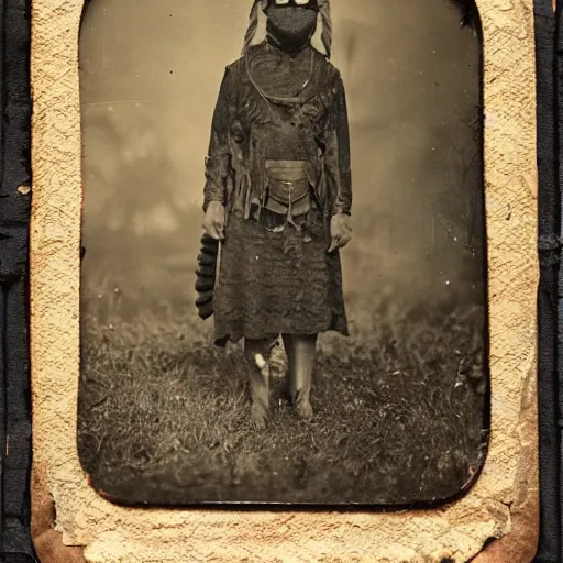tintype photographs of shamans, telepaths, masked | Stable Diffusion ...
