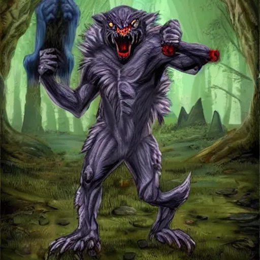 the uratha are werewolves, creatures of flesh and | Stable Diffusion ...