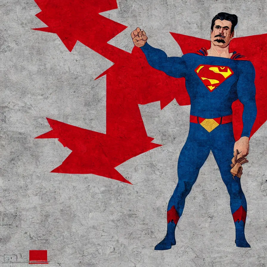 stalin as superman red son, socialist realism, soviet | Stable ...