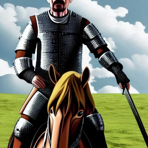 walter white from breaking bad wearing medieval armor | Stable ...