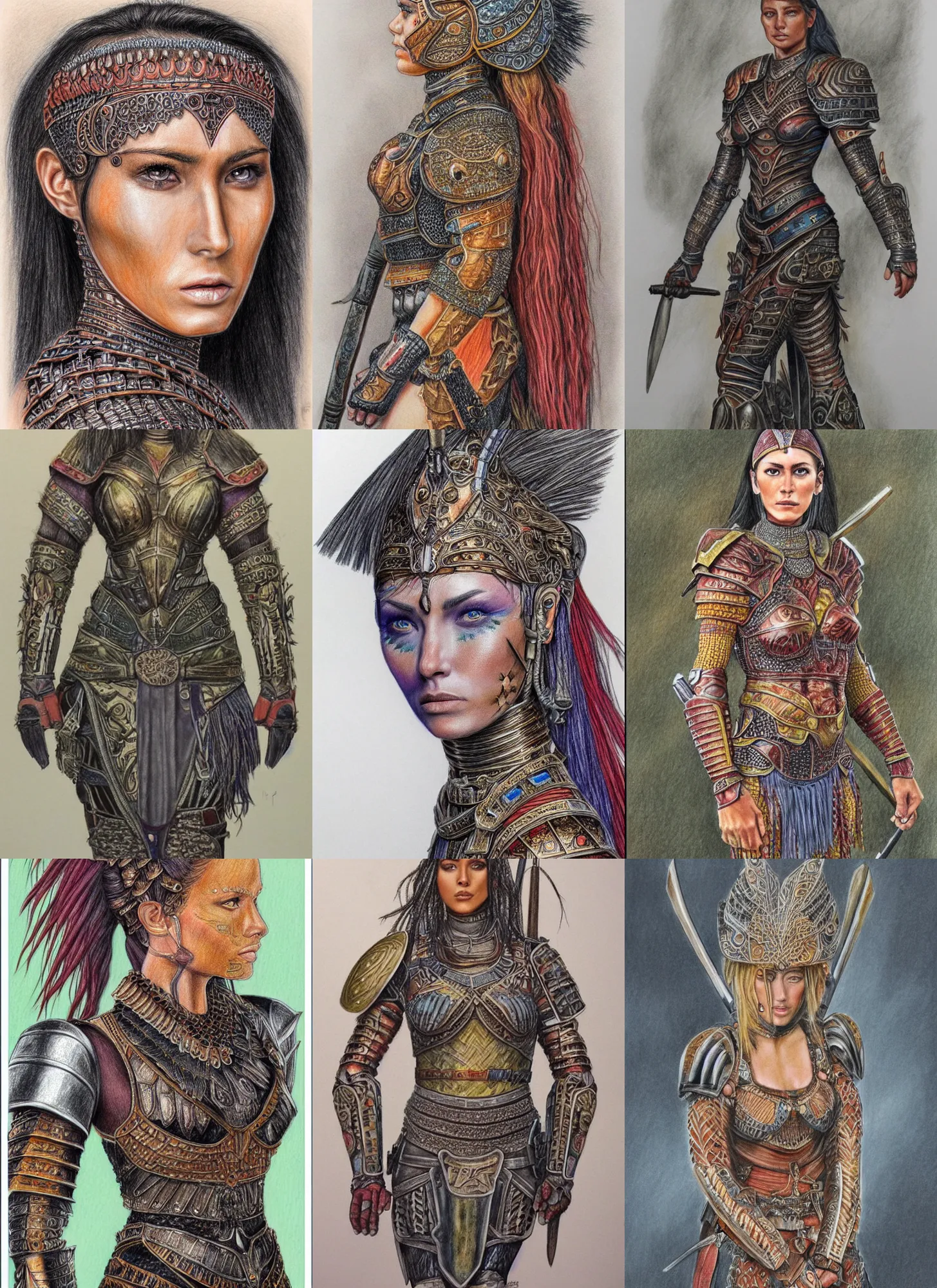 full body detailed colored pencil drawing of a | Stable Diffusion | OpenArt