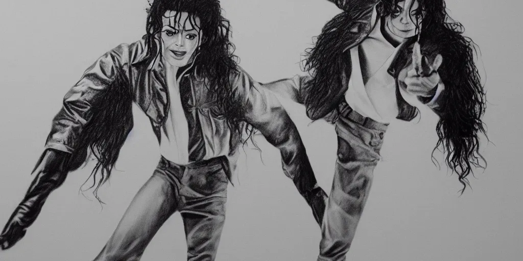 pencil Sketch of michael jackson dancing ultra | Stable Diffusion | OpenArt