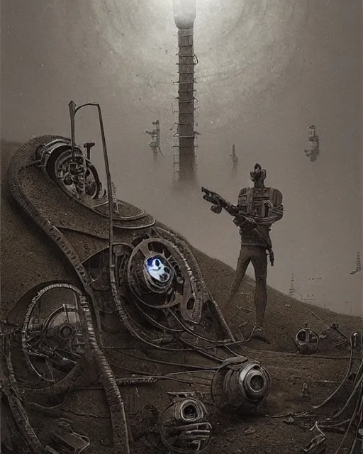 clockwork cyborgs, vintage old, sepia, retrofuturism | Stable Diffusion ...