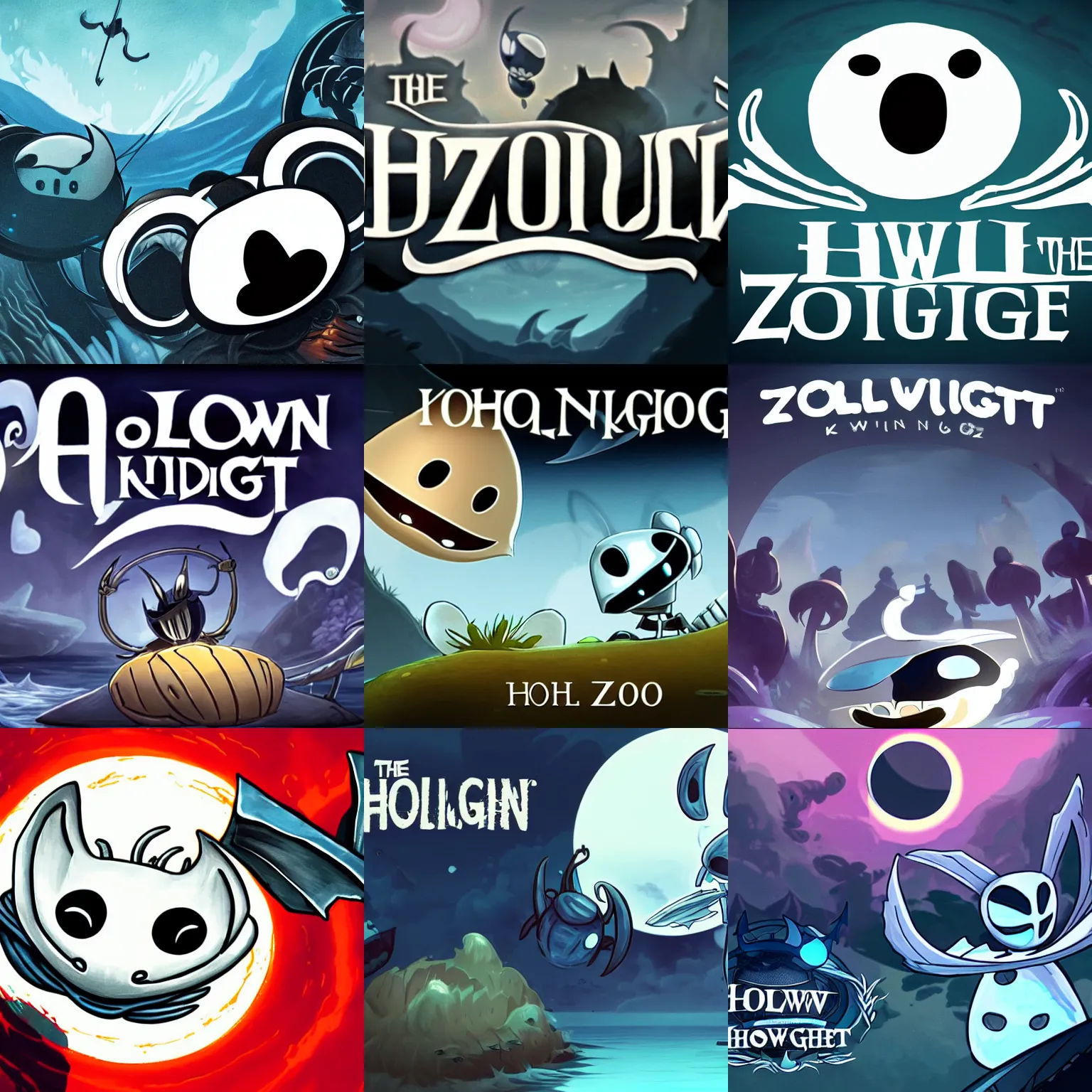 the logo for hollow knight : zoteboat | Stable Diffusion