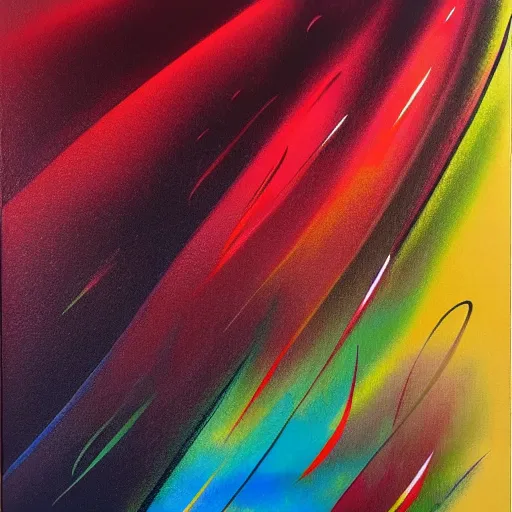 beautiful matte airbrush of an abstract composition | Stable Diffusion ...